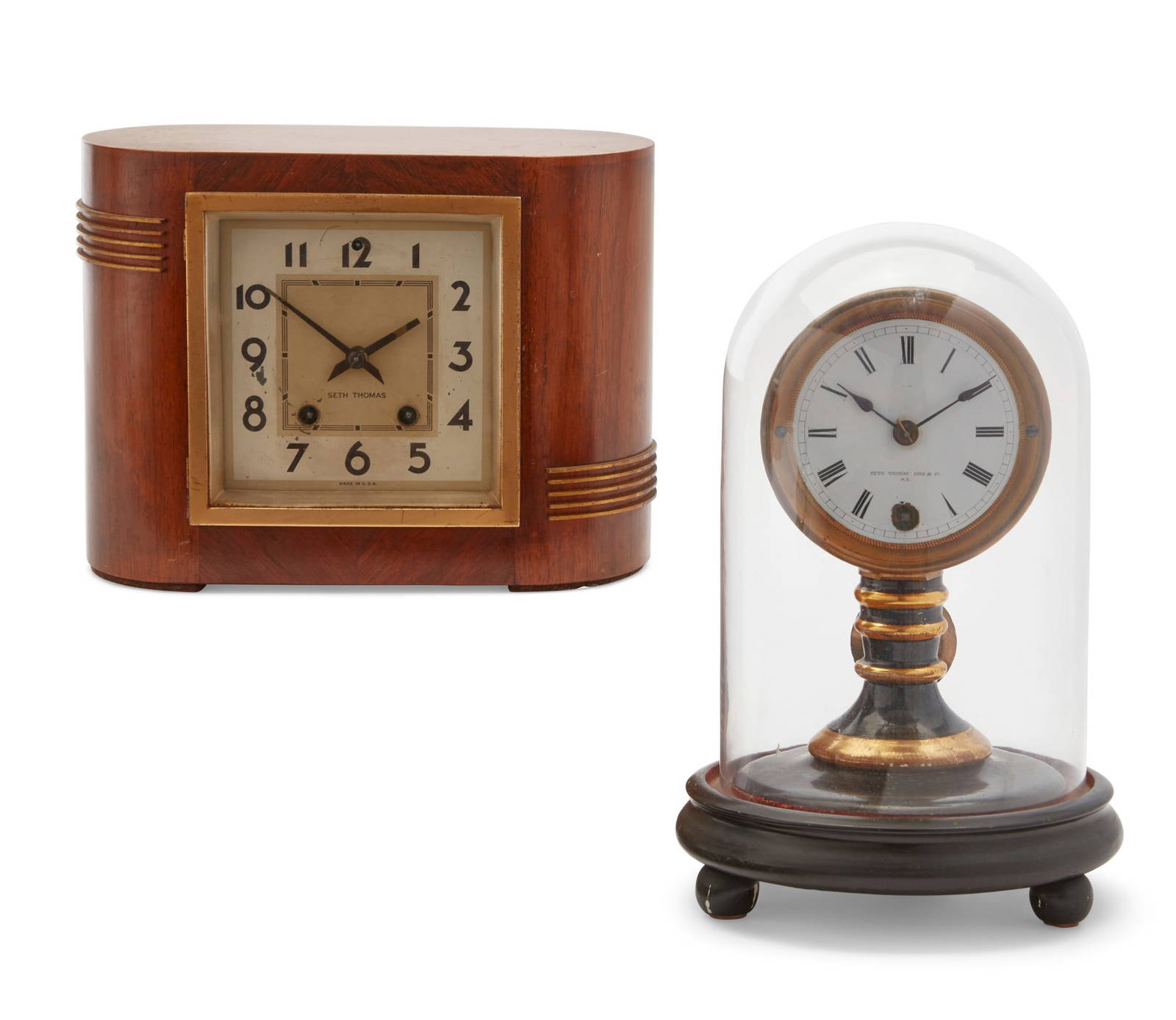 Two Seth Thomas Clocks, 20th Century Auction