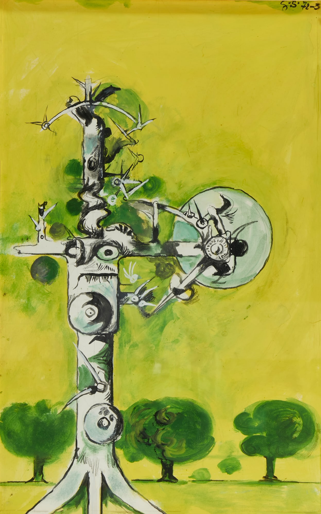 Graham Sutherland, Thorn Tree With Sun, 1972-3 Auction