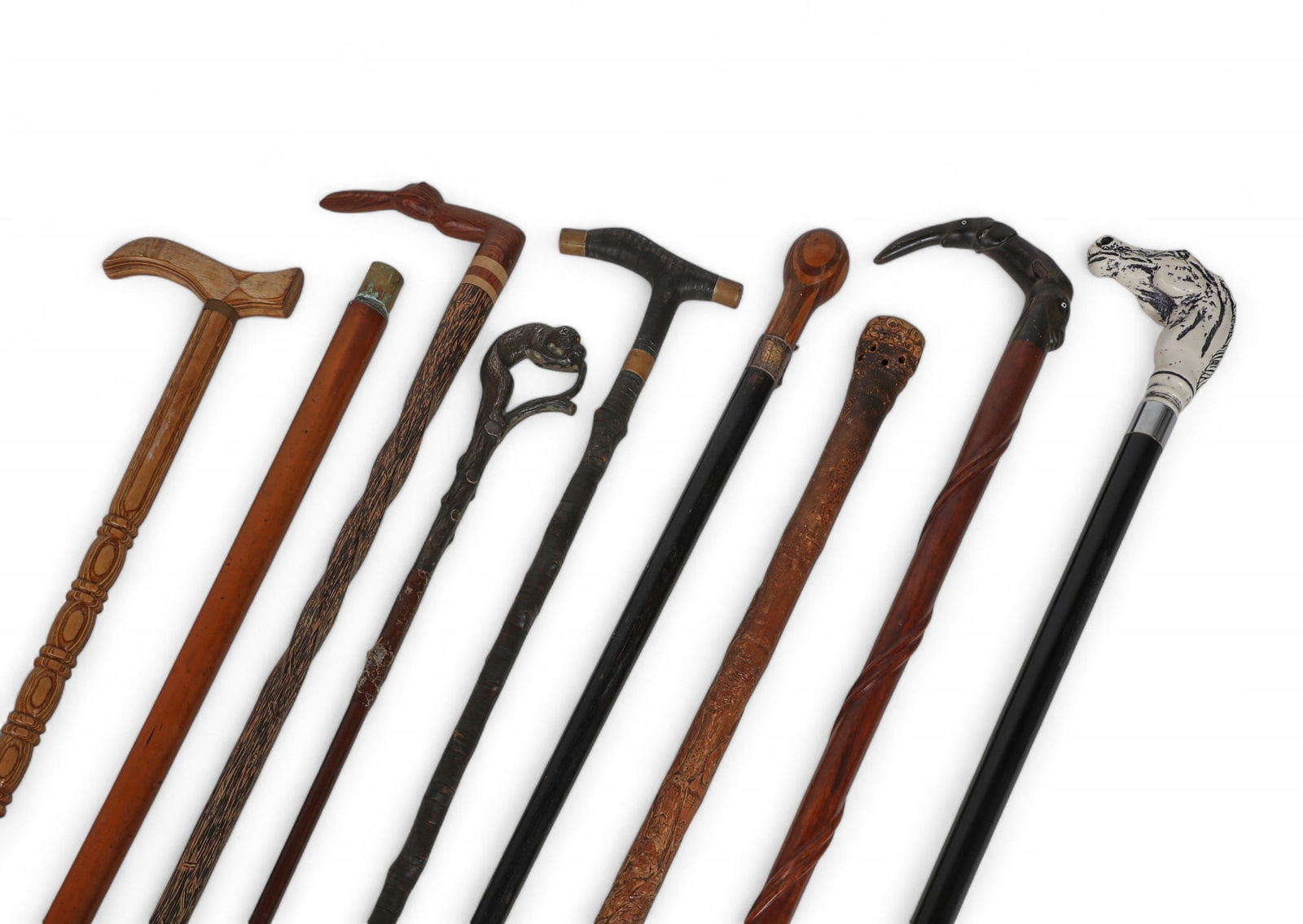 A Collection Of Nine Walking Sticks - Jul 16, 2025 | Andrew Jones ...