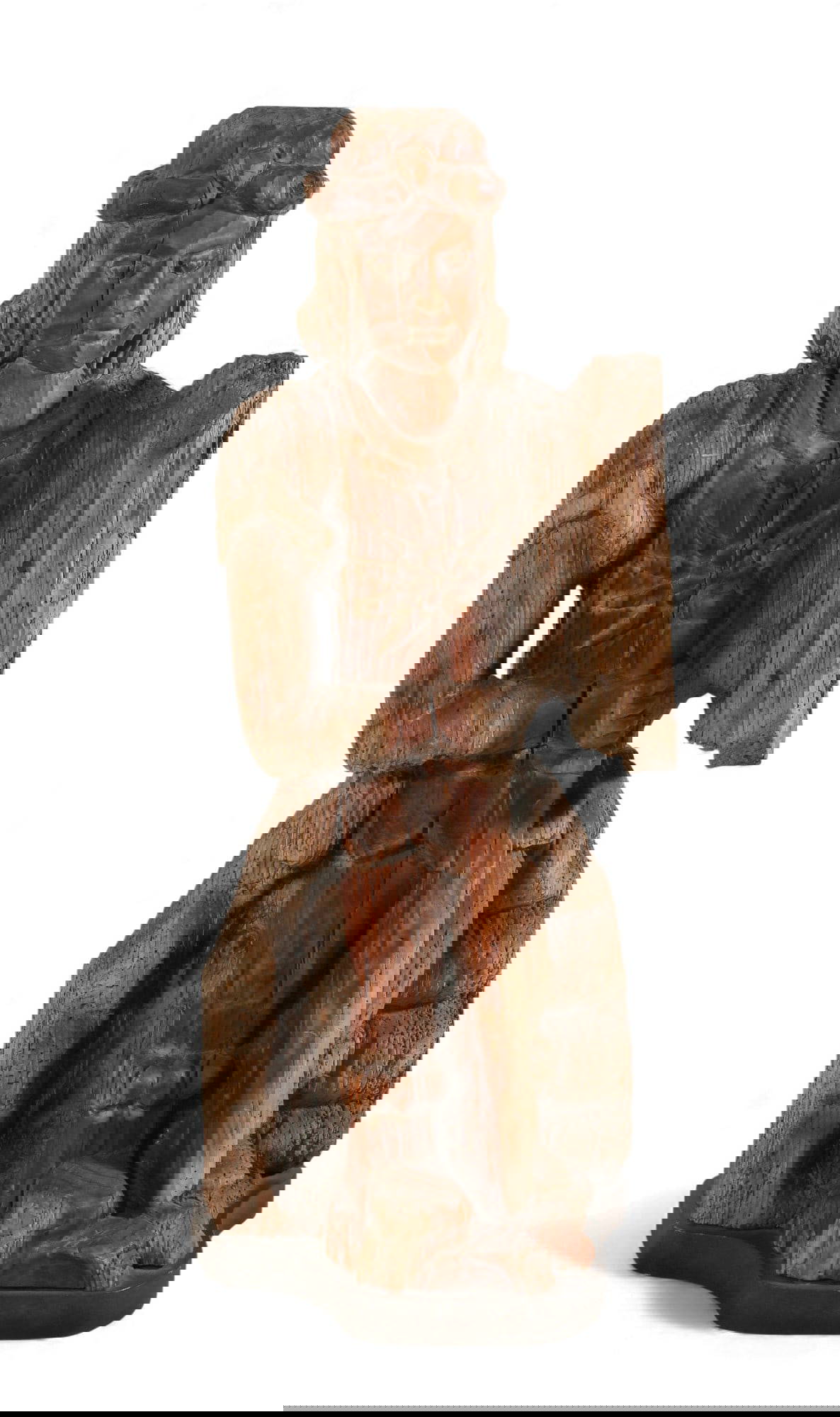 A Continental Carved Pine Figure Of St. George, Possibly Spanish ...