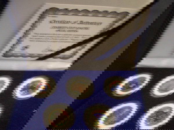 Colorized State Quarters