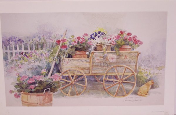 2075: DARTON DAWNA "FLOWER CHART" LITHOGRAPH OPEN EDITI