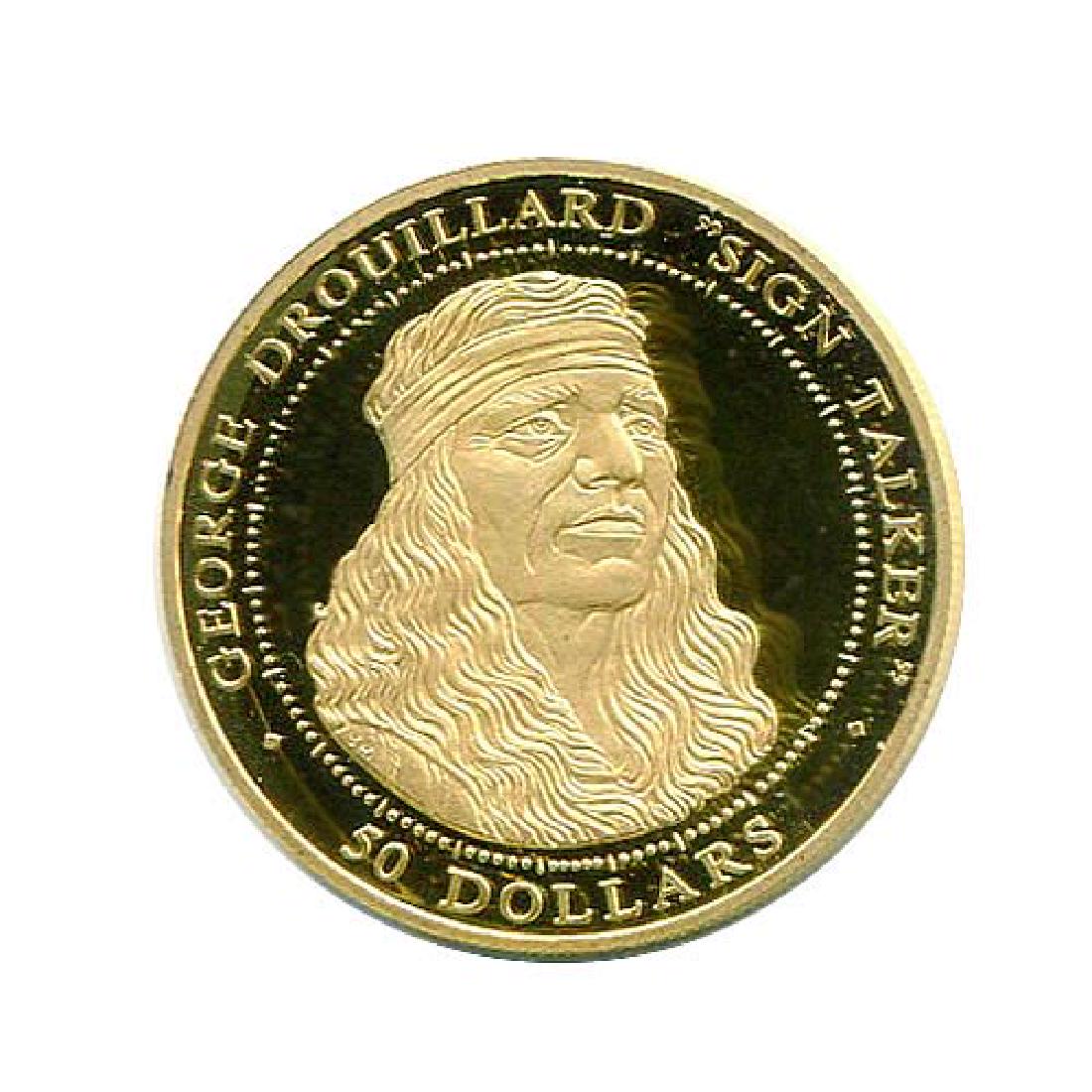 Shawnee Nation $50 Gold PF 2003 George Drouillard