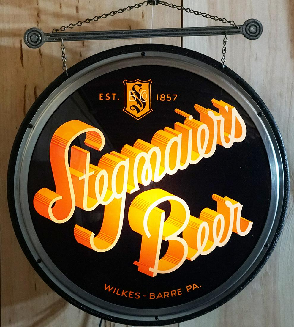 Stegmaier Beer Illuminated Gillco Button Light