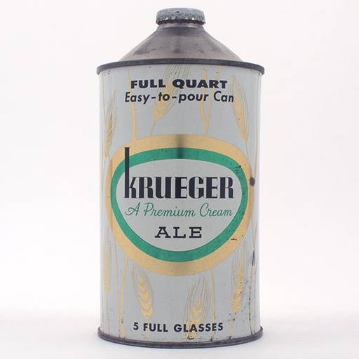 Krueger Ale Quart Cone Top NICE 213-15 - Nov 27, 2022 | Morean Auctions ...