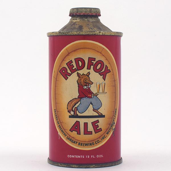 Red Fox Ale Cone Top NICE 180-24 - Nov 27, 2022 | Morean Auctions in MA