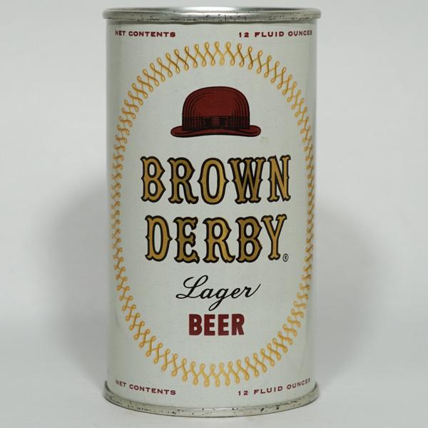 Brown Derby Lager Beer Grace Bros Flat Minty 42 23