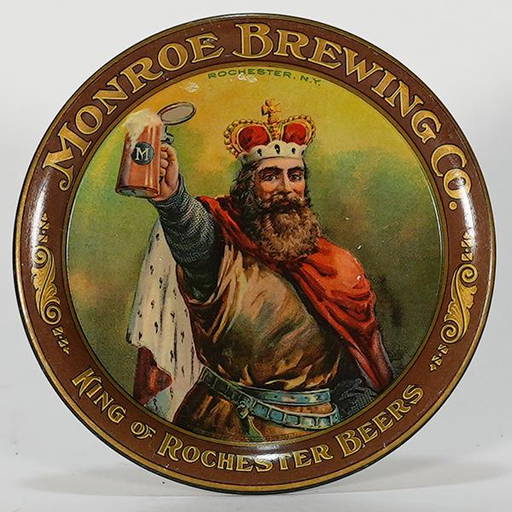 Monroe Brewing King Rochester Beers Tip Tray