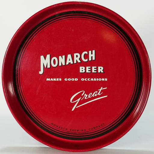 Monarch Beer Makes Good Occasions Great Tray (#0561) on Jan 15, 2023 ...