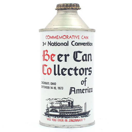 Beer Can Collectors Of America 1973 Commemorative Cone Top