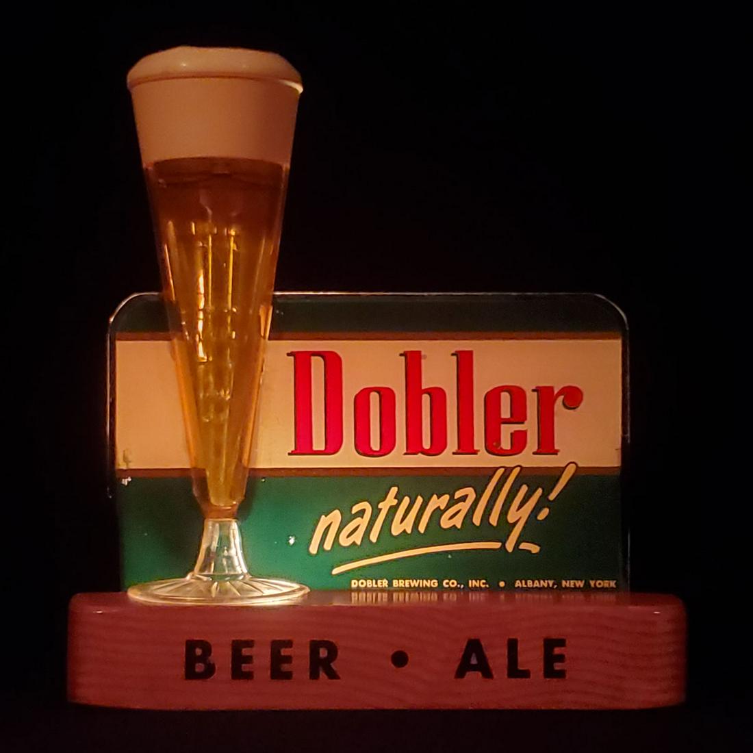 1950s Dobler Beer Ale Illuminated Bubbler Auction