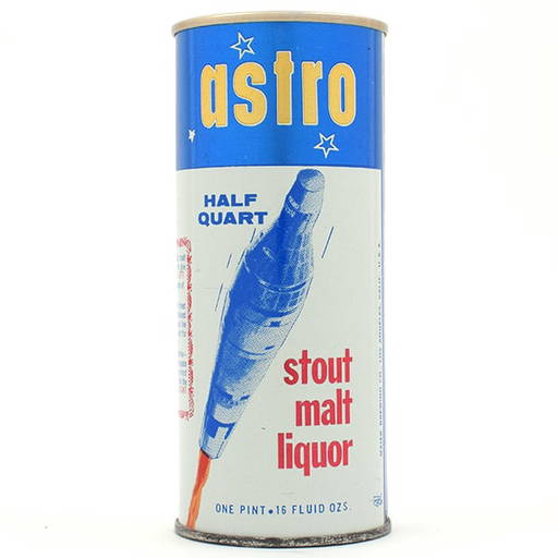 Astro Stout Malt Liquor 16 Oz Pull Tab Nice 138 17
