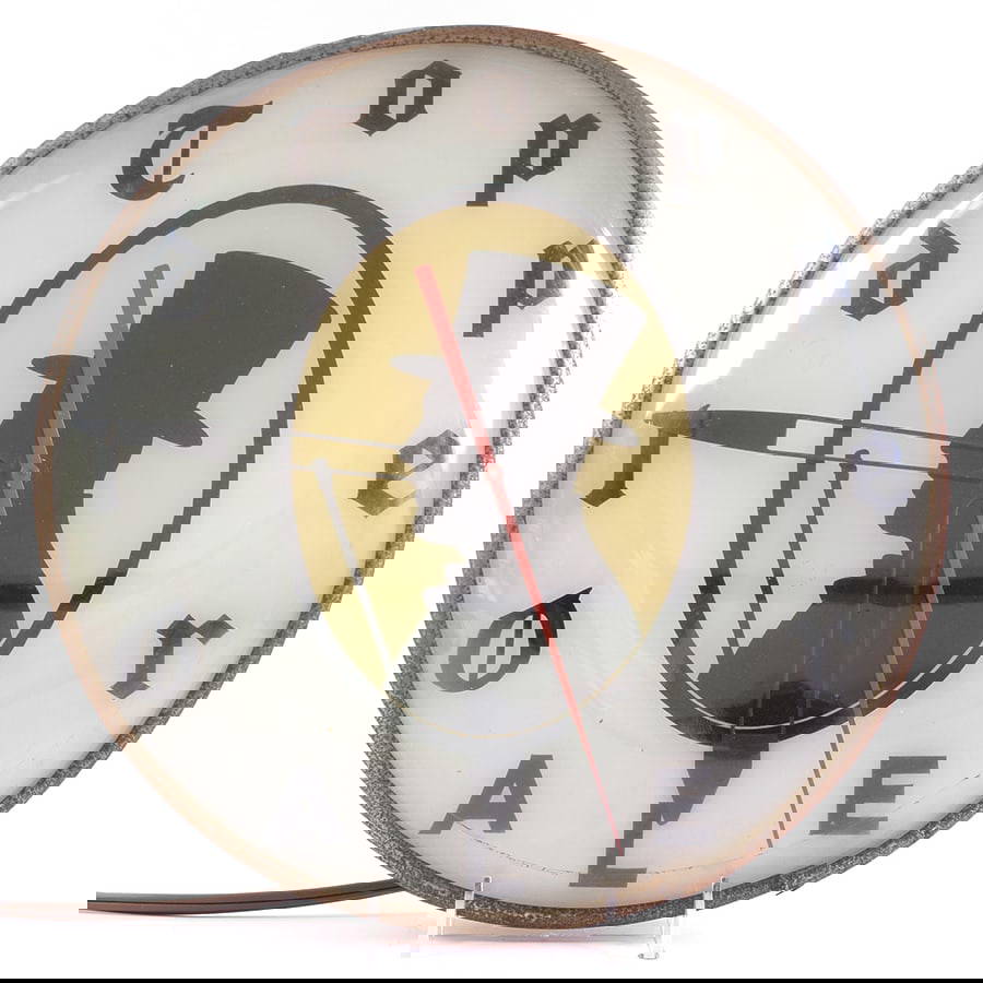 Old Topper Ale Illuminated Pam Clock Auction