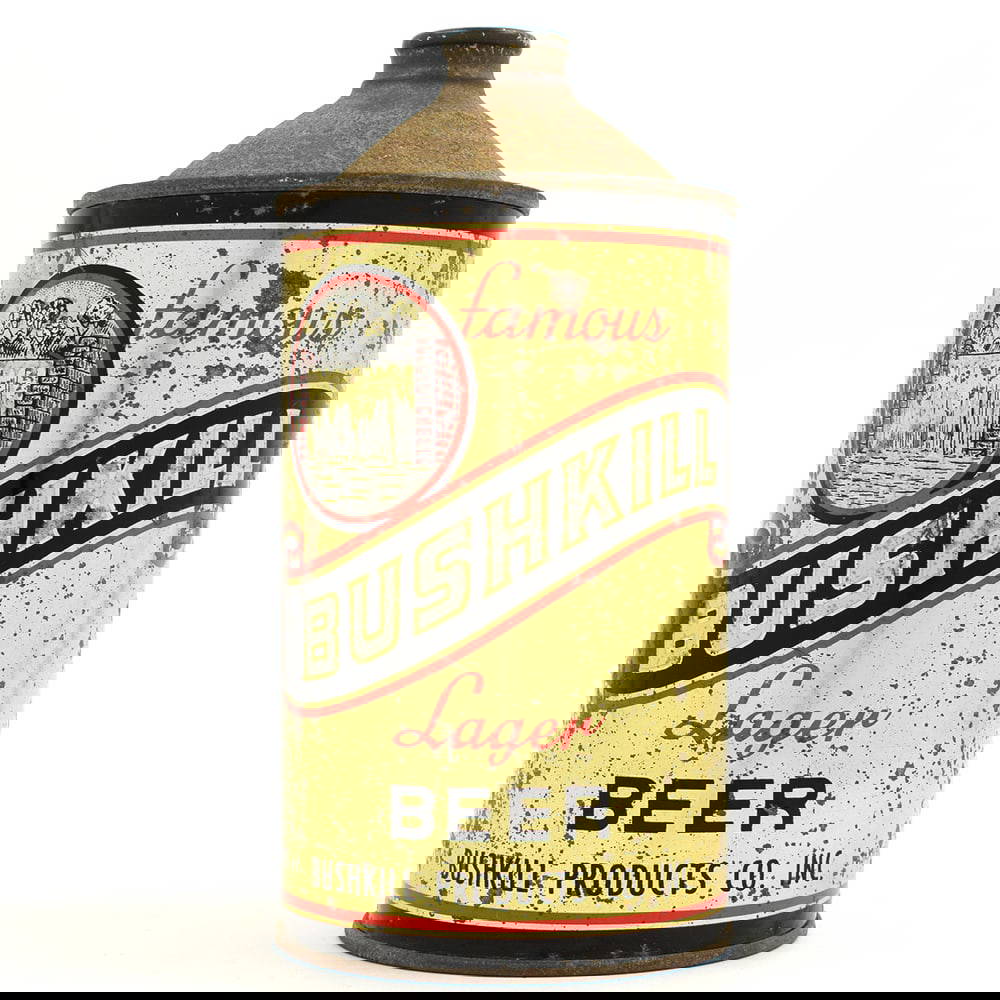 Bushkill Beer Quart Cone Top Rare 205-3 Auction