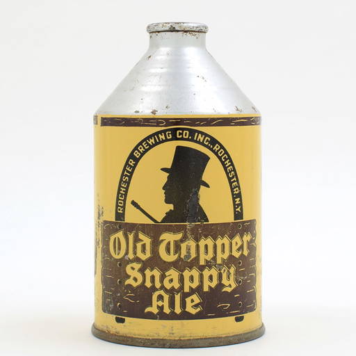 Old Topper Snappy Ale Crowntainer Brown Woodgrain 197 30