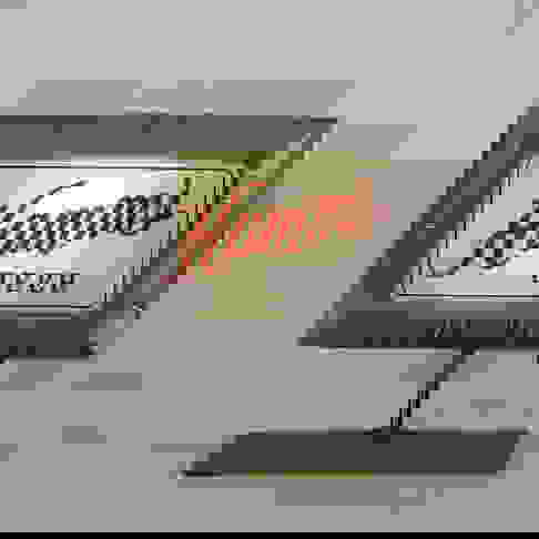 Hamms Beer Land Sky Blue Waters Rotating Illuminated Price Bros Sign ...