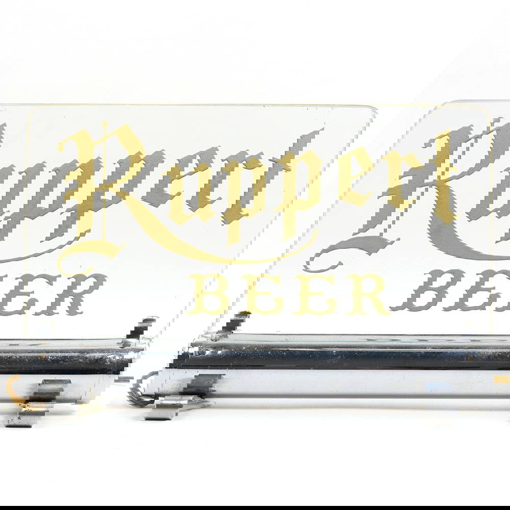 Ruppert Beer 1930s Reverse Painted Back Bar Lighted Sign Auction
