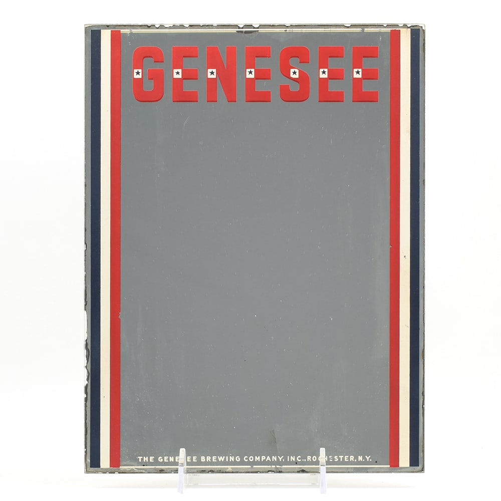 Genesee Beer 1950s Ad Mirror Auction