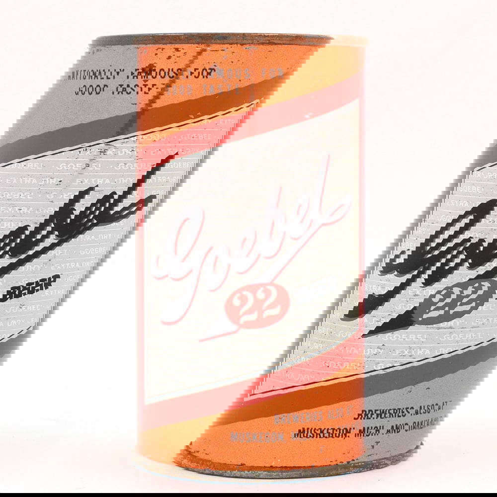 Goebel Beer Flat Top Pacific Can 71-2 Auction