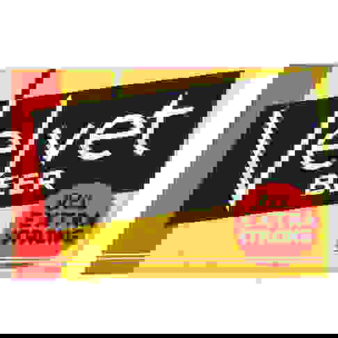 Velvet Beer 1930s Cardboard Sign Terre Haute Auction