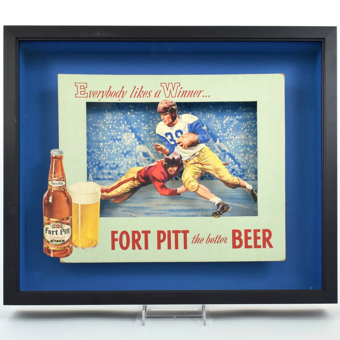Fort Pitt Beer Die Cut 3-d Modular Sign Everybody Likes A Winner ...