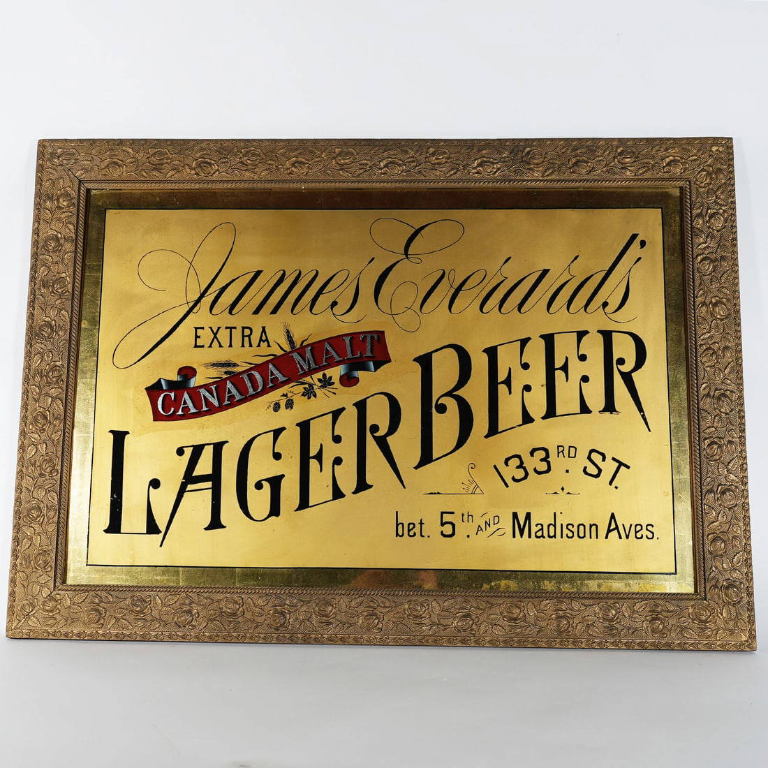James Everard's Canada Malt Lager Beer Pre-prohibition Rpg Sign Rare ...