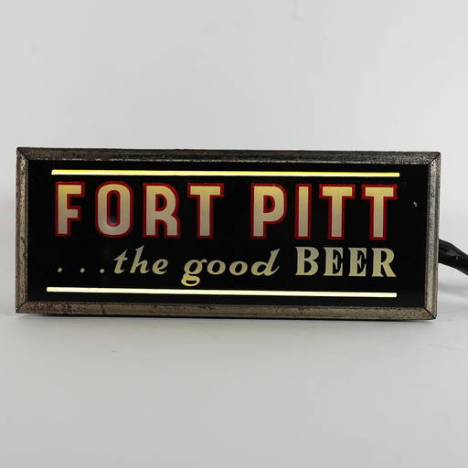 Fort Pitt Good Beer Rog Illuminated Neon Sign Rare