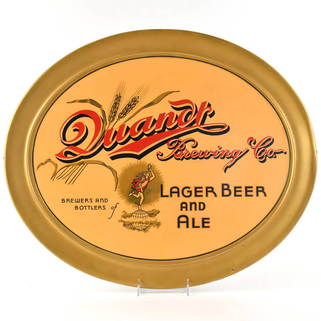 Quandt Brewing Beer Ale Pre-prohibition Tin Sign Rare Auction