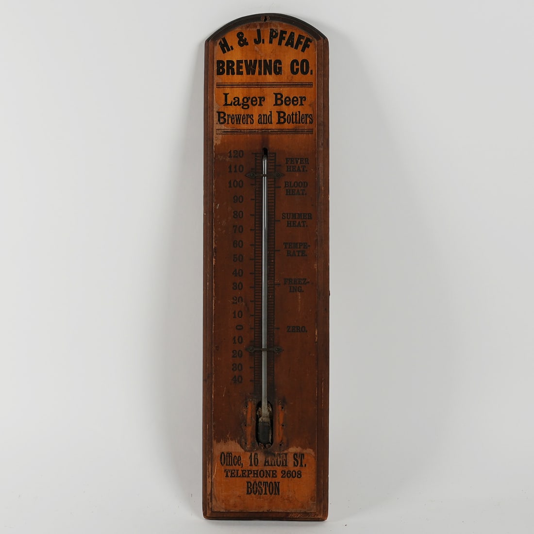 H J Pfaff Brewing Lager Beer Pre-pro Thermometer Rare - Jul 13, 2025 ...