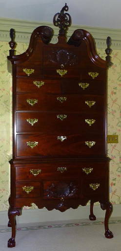 2 Piece Highboy Bonnet Top