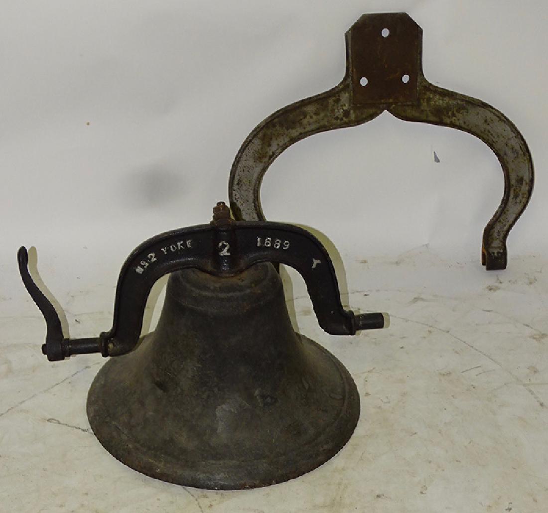 Large 1889 Iron Bell - Jan 27, 2019 | Ralph Fontaine Heritage Auctions ...