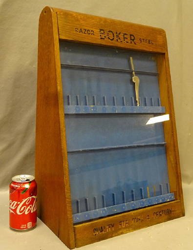 Oak Boker Razor Display Case