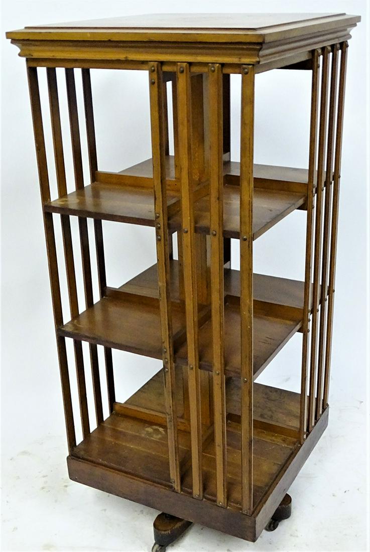 Cherry Revolving Danner Bookcase - Sep 15, 2019 | Ralph Fontaine ...