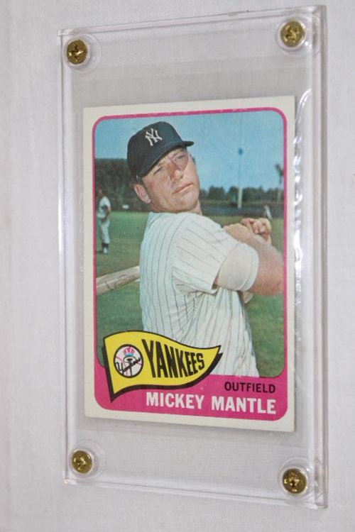 Topps #350 Mickey Mantel Card