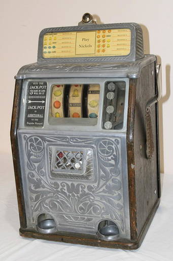 Antique 1920's Callie Bros Slot Machine