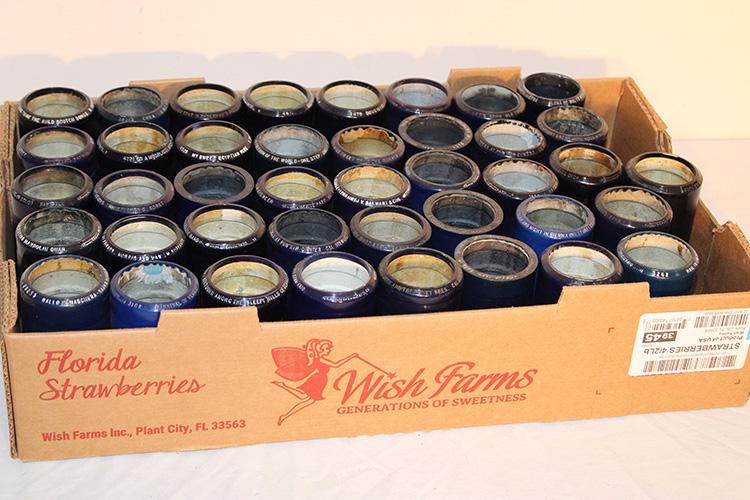 41 Clean Blue Amberola Cylinder Victrola Records
