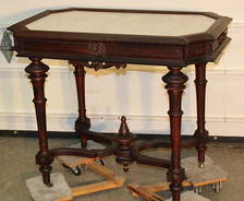 Merklin Bros. library table. (#0220) on Jan 14, 2023 | Quinn's Auction ...