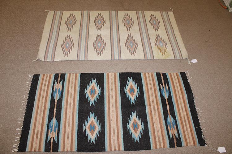 2 Nice Hand Made Estate Fresh Indian Style Rugs (#0259) on Mar 26, 2023 ...