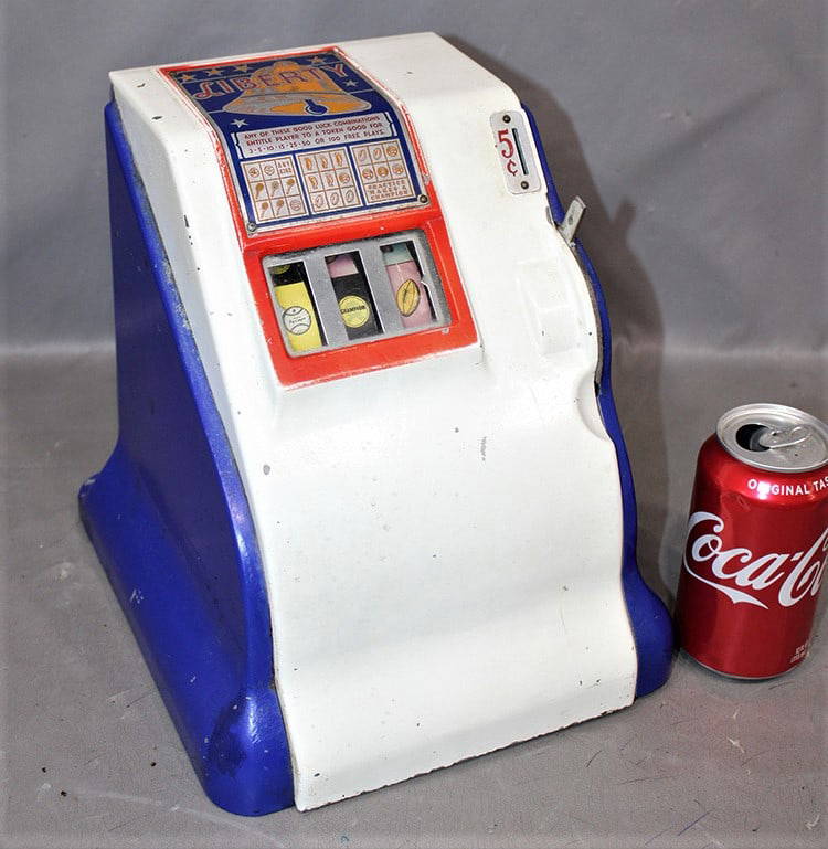 Antique 5 Cent Groetchen Liberty Bell Trade Stimulator Auction