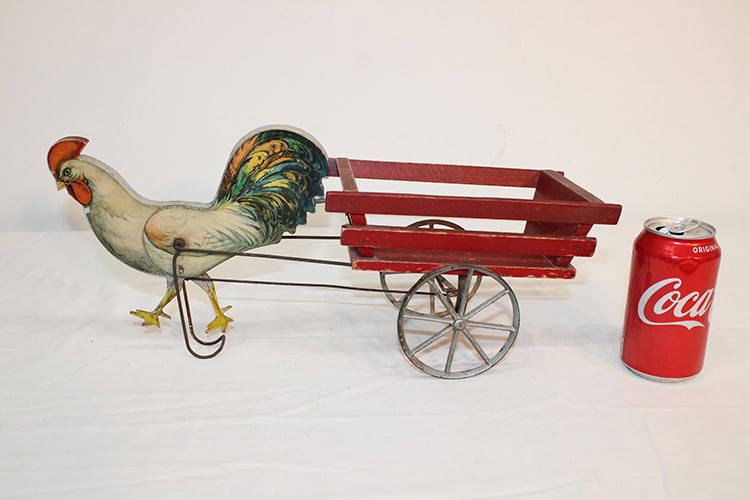 Vintage 1910 Gibbs & Co. Rooster Cart