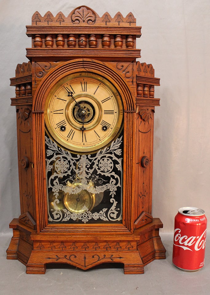 Original Gilbert "altai" Gingerbread Clock Auction