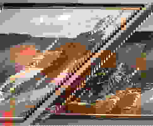 Oil On Canvas By August Bleser "a Reflective Moment" Auction