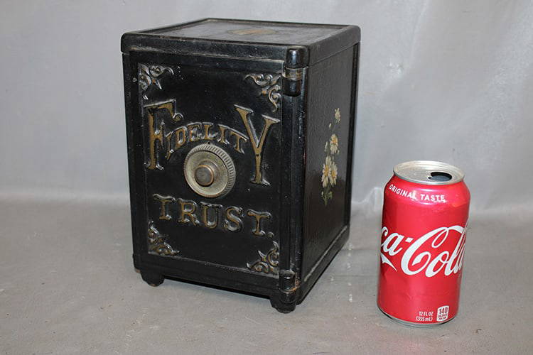 Fine Small Table Top Safe Marked Henry Hart 1880s Auction