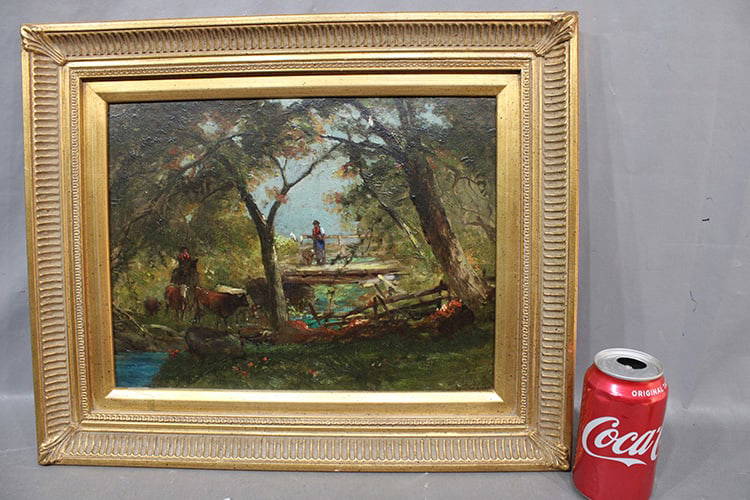 Oil On Canvas Painting Signed Samuel Gerry Auction