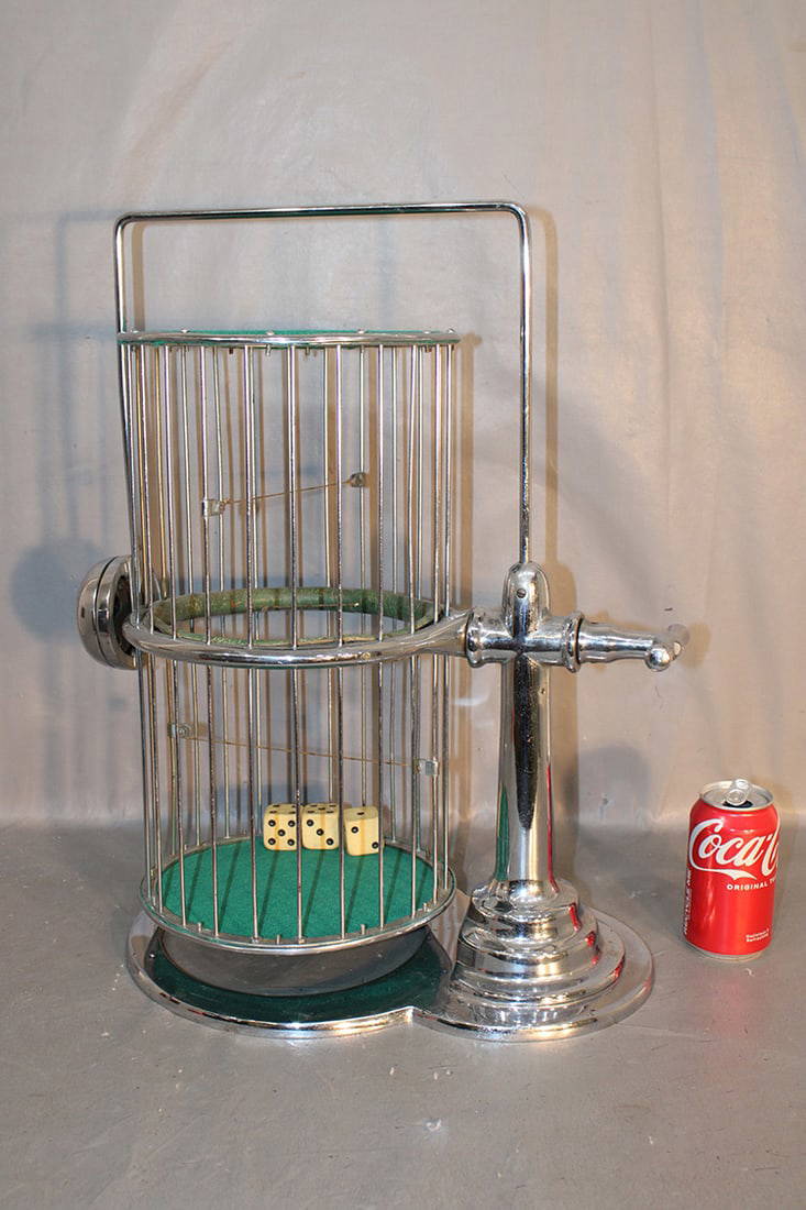 Original Chuck-o-luck Dice Game. Large Size, Has The Ball That Rings As ...