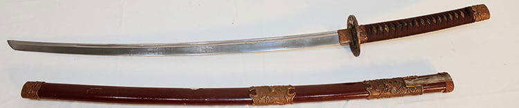 Real Nice Samuri Sword Antique Auction