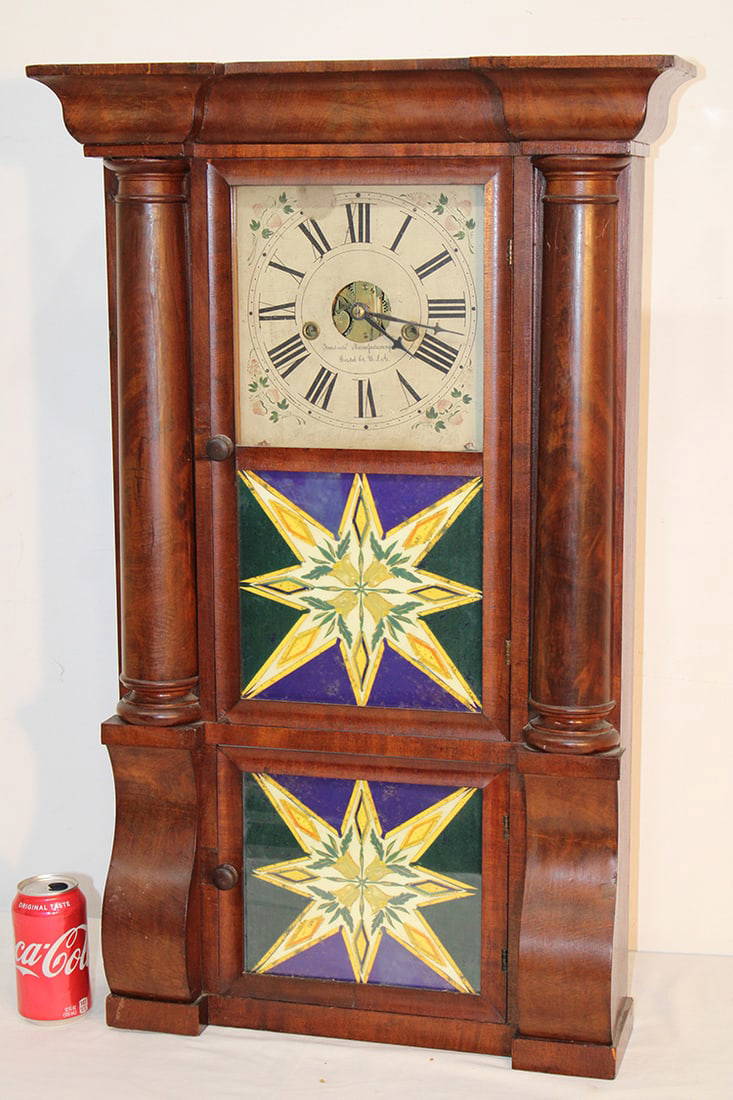 Early Triple Decker Clock By Forestville Mfg Co. Auction