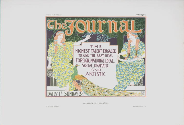 Louis Rhead The Journal, 1897 Small Poster