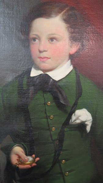 7656 William R. Hamilton Family Portrait, Oil on Canvas