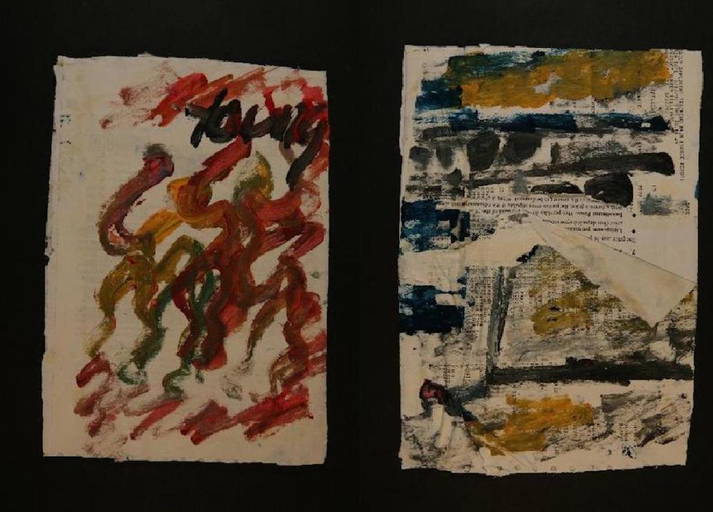 Double Side Drawing #22 A & B